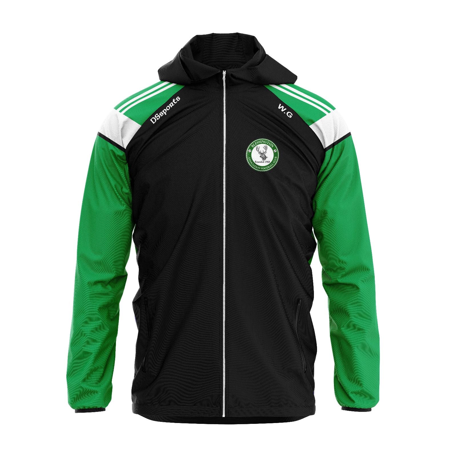 Blessington AFC - Player Hooded Windbreaker | Custom Teamwear Ireland ...